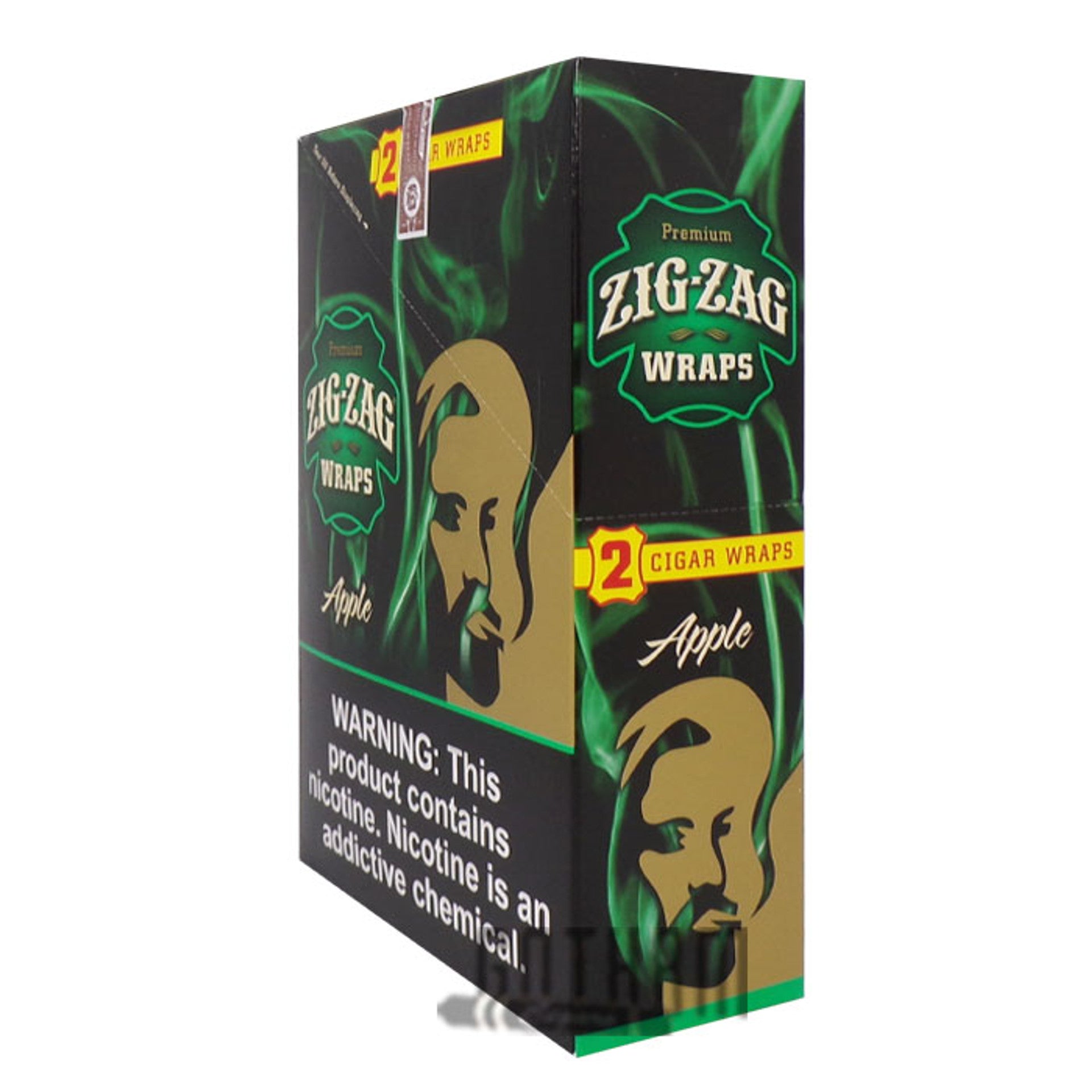 Zig Zag Apple Cigar Wraps 25 Pouches – Vega Smokes